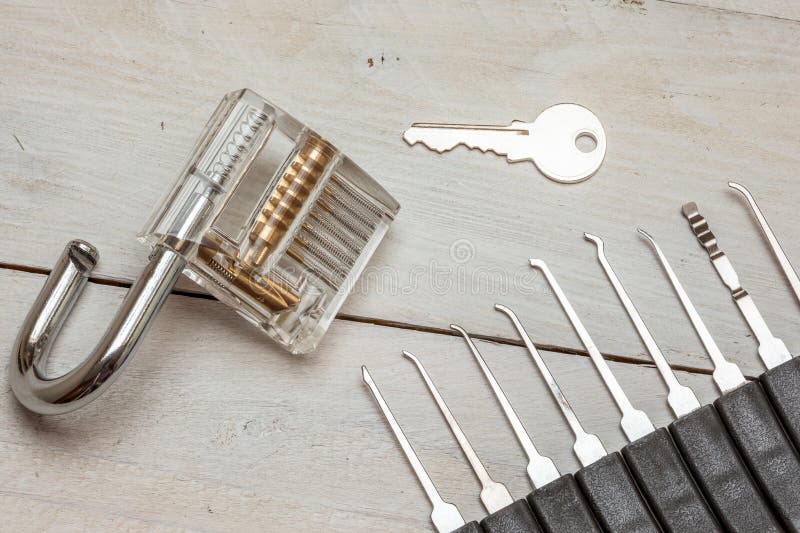 An lock pick stock image. Image of lockpick, lock, safety - 100014107