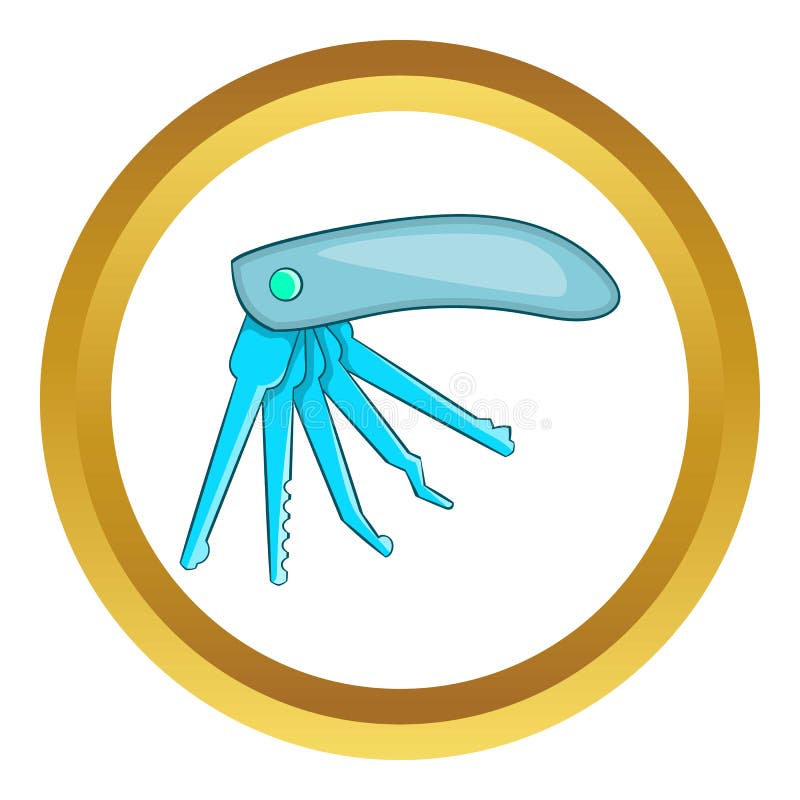 Lock Picks Icon, Cartoon Style Stock Vector - Illustration of lockpick ...