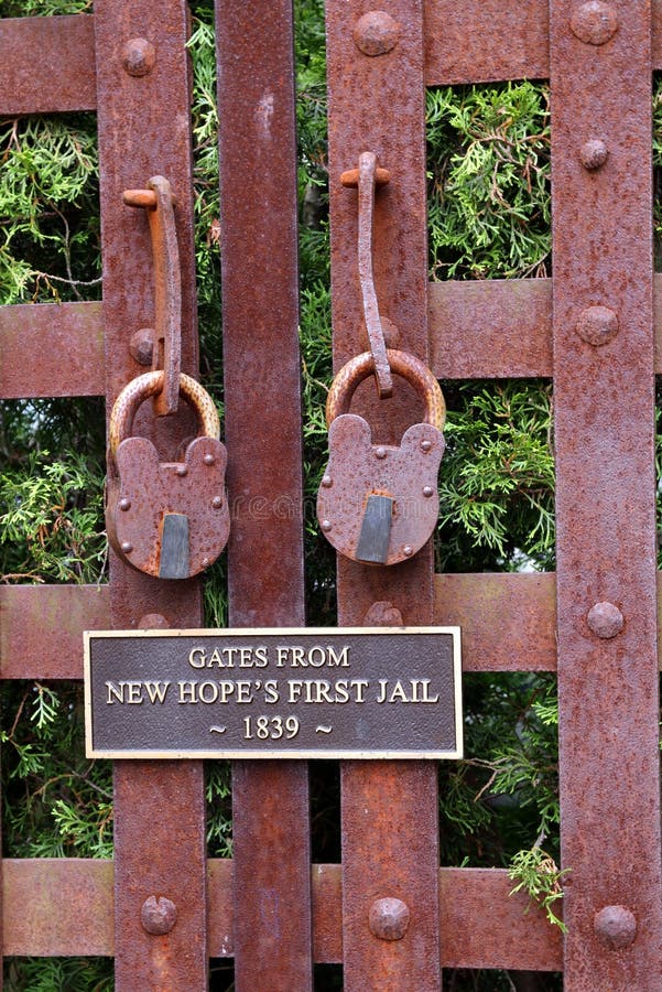 The Lock on the Prison Gate. Stock Photo - Image of iron, retro: 100349008