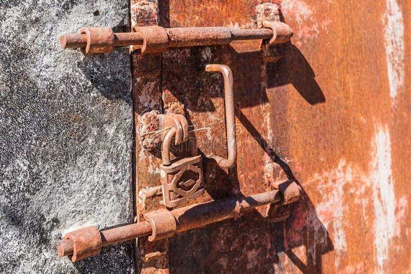 Lock of prison stock image. Image of grunge, metallic - 31595697