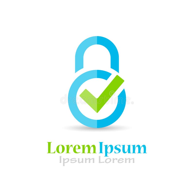 Strong Protection Security Icon Stock Vector - Illustration of lock ...