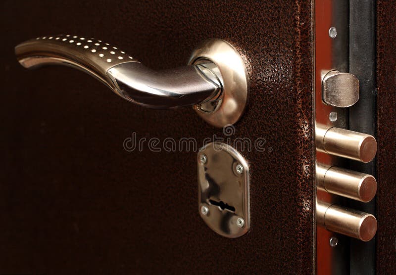 Picking a lock stock photo. Image of hard, metallic, mechanical - 27122148