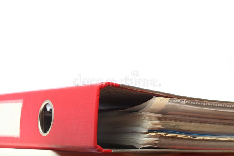 Stack Red File Office Folder Stock Photo - Image of case, files: 19007846