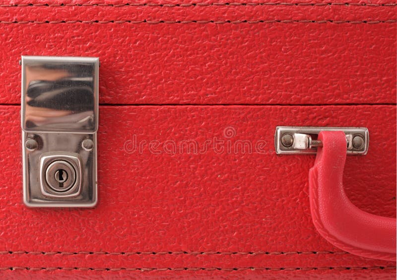 Lock of a suitcase stock photo. Image of handle, leather - 62817546