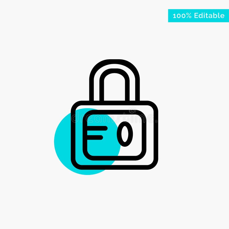 Lock, School, Study Blue Icon on Abstract Cloud Background Stock Vector ...