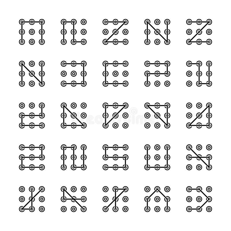 Lock Screen Icon Conceptual Design Illustration Vector,Lock Screen Icon ...