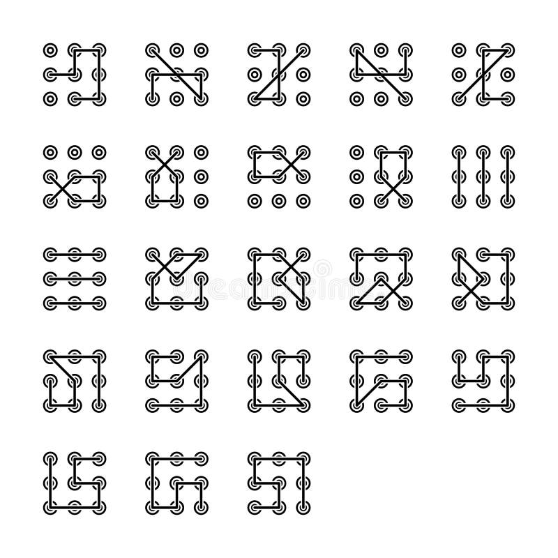 Lock Screen Icon Conceptual Design Illustration Vector,Lock Screen Icon ...