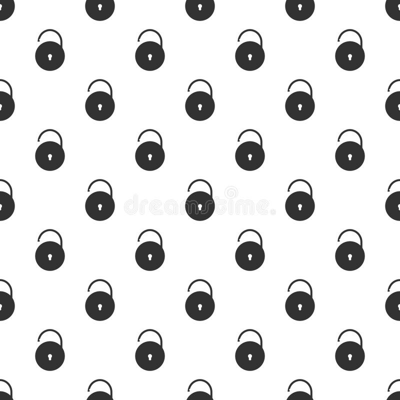 Lock seamless pattern stock vector. Illustration of safe - 86559079