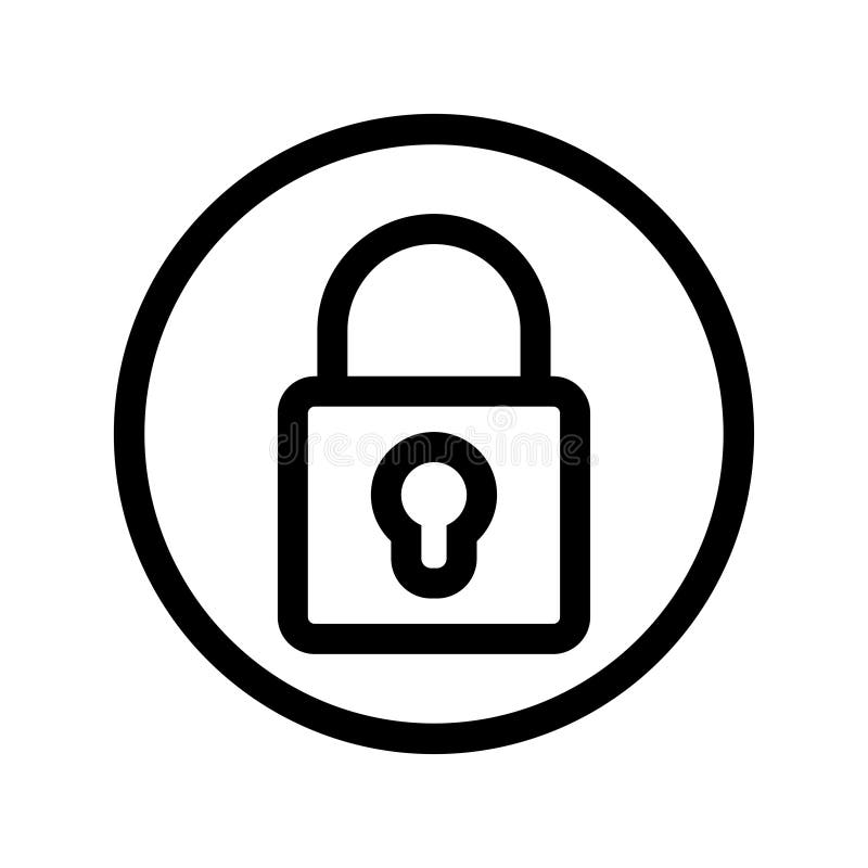 Lock - Secure Sign Red Wax Seal Stock Illustration - Illustration of ...