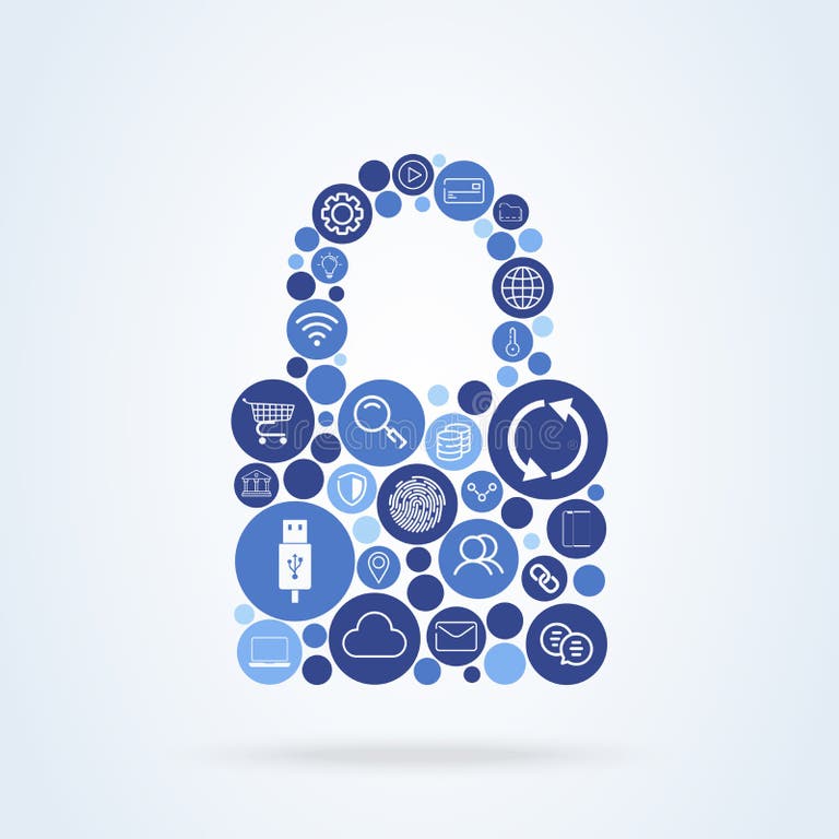 Secure Lock Icons Stock Illustrations – 24,948 Secure Lock Icons Stock ...