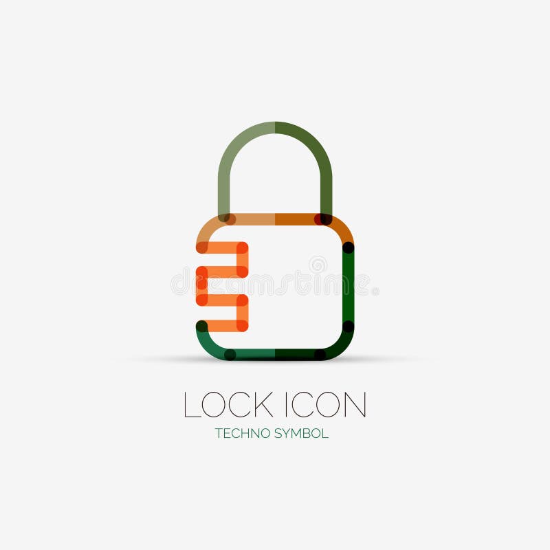 Lock, Security Company Logo, Business Concept Stock Vector ...