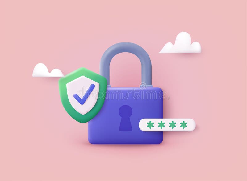 Lock with Shield and Check Mark. Data Protection, Safety, Encryption ... Lock with Shield and Check Mark. Data Protection, Safety, Encryption ...