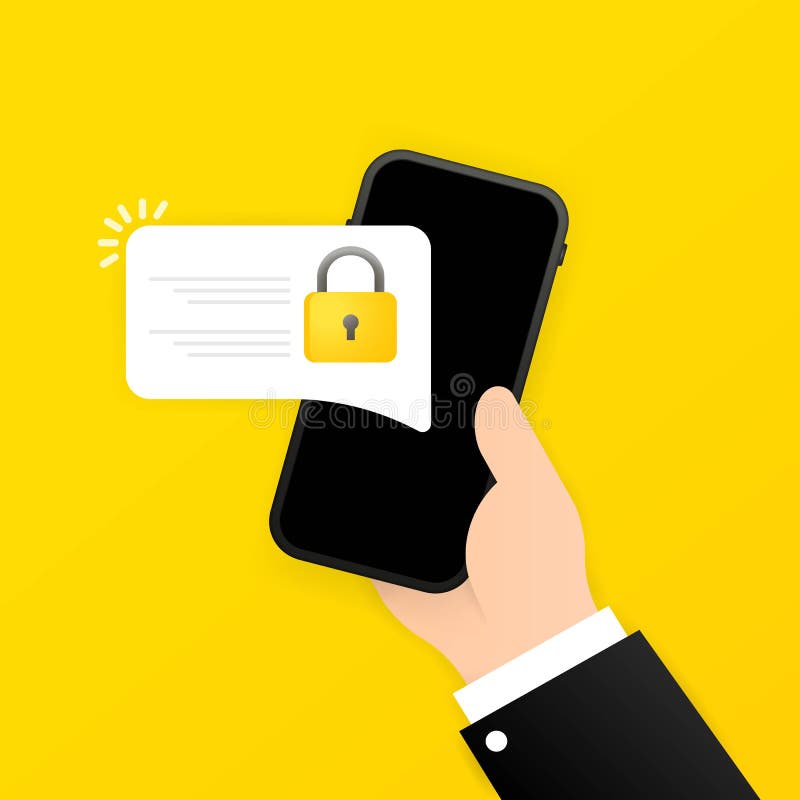 Lock Smartphone Icon. Secure Code. Element of Cyber Security Icon for ...