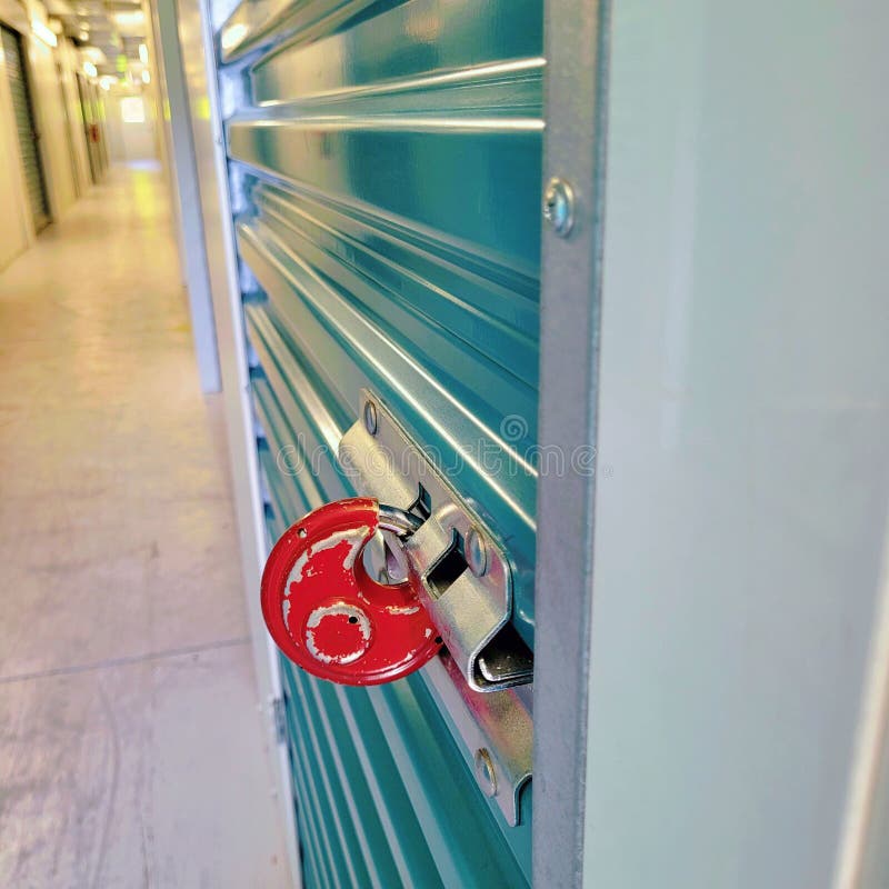 Old lock of storage stock image. Image of safety, safe - 50846633