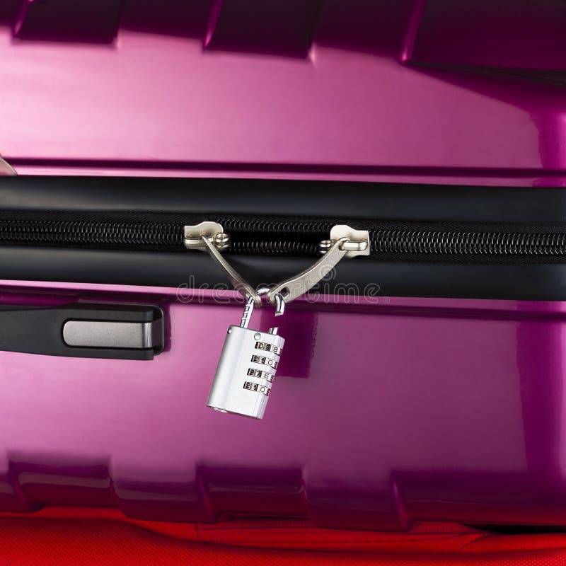 Lock suitcase broken stock image. Image of blue, single - 21670623