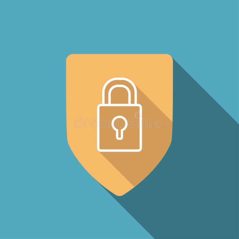 Lock Symbol Security Icon , Stock Vector - Illustration of computer ...