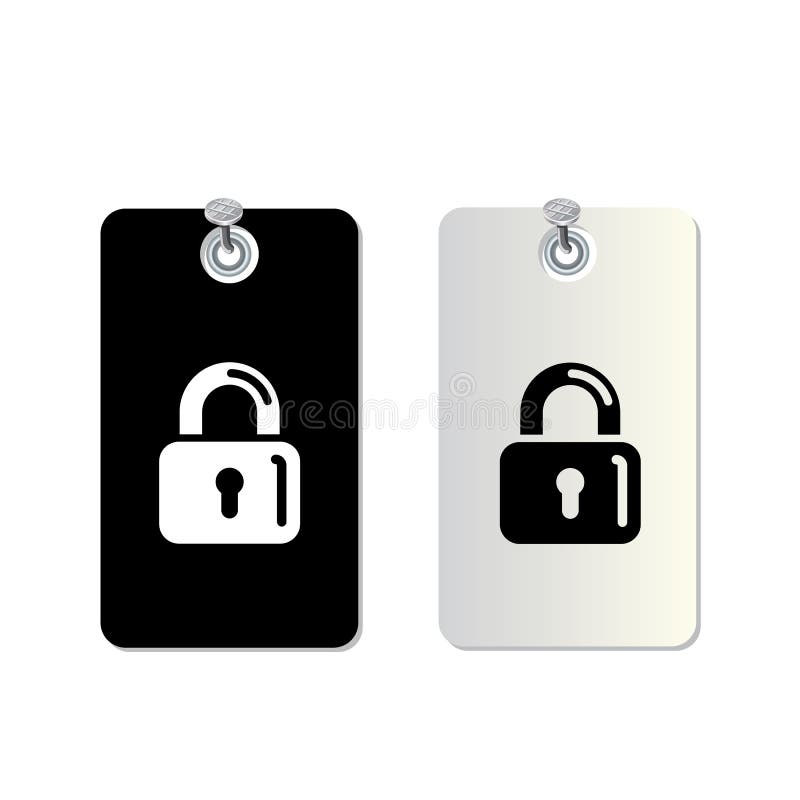 Lock symbol set stock vector. Illustration of icon, protect - 51891751