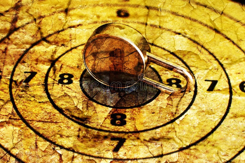 Lock on target stock image. Image of shape, workabstract - 173019641