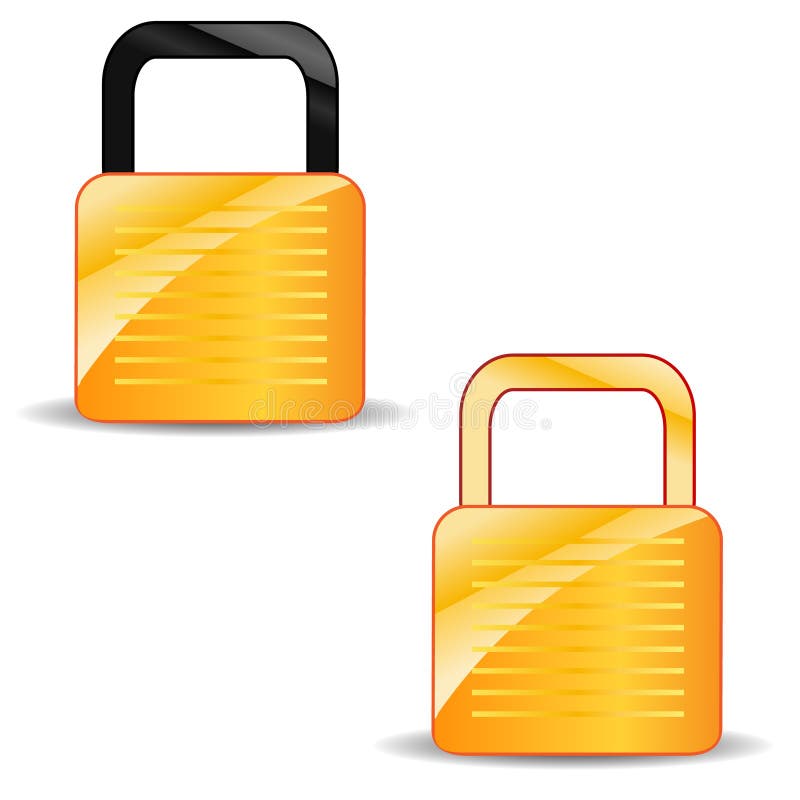 Lock tool stock vector. Illustration of lock, website - 12395920