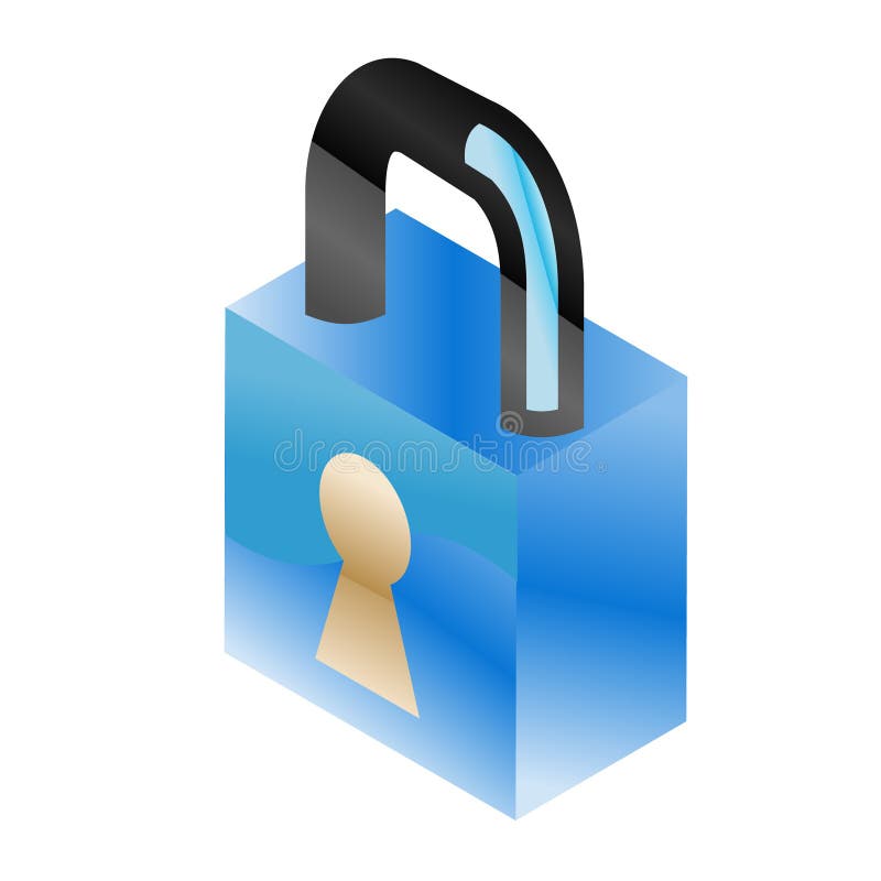 Lock tool stock vector. Illustration of protect, private - 17087570