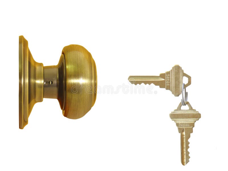 Lock and two keys stock image. Image of rental, close - 3701041