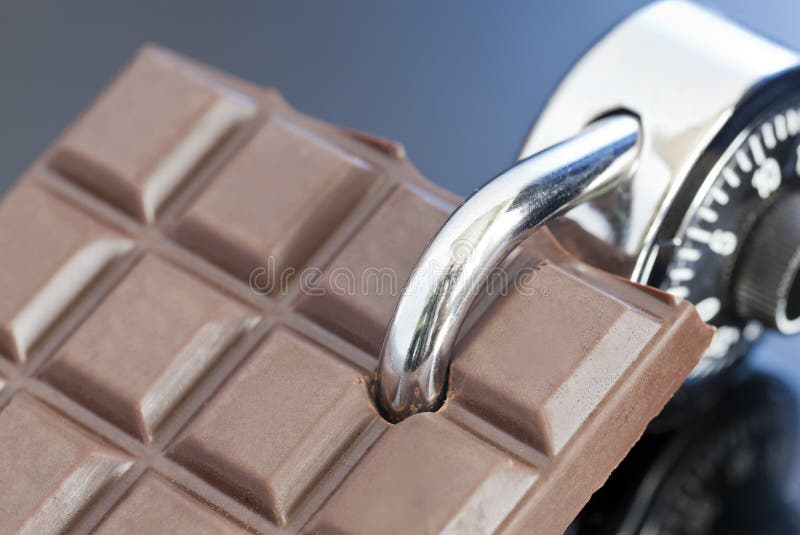 Lock up your Chocolate stock photo. Image of control - 27315726
