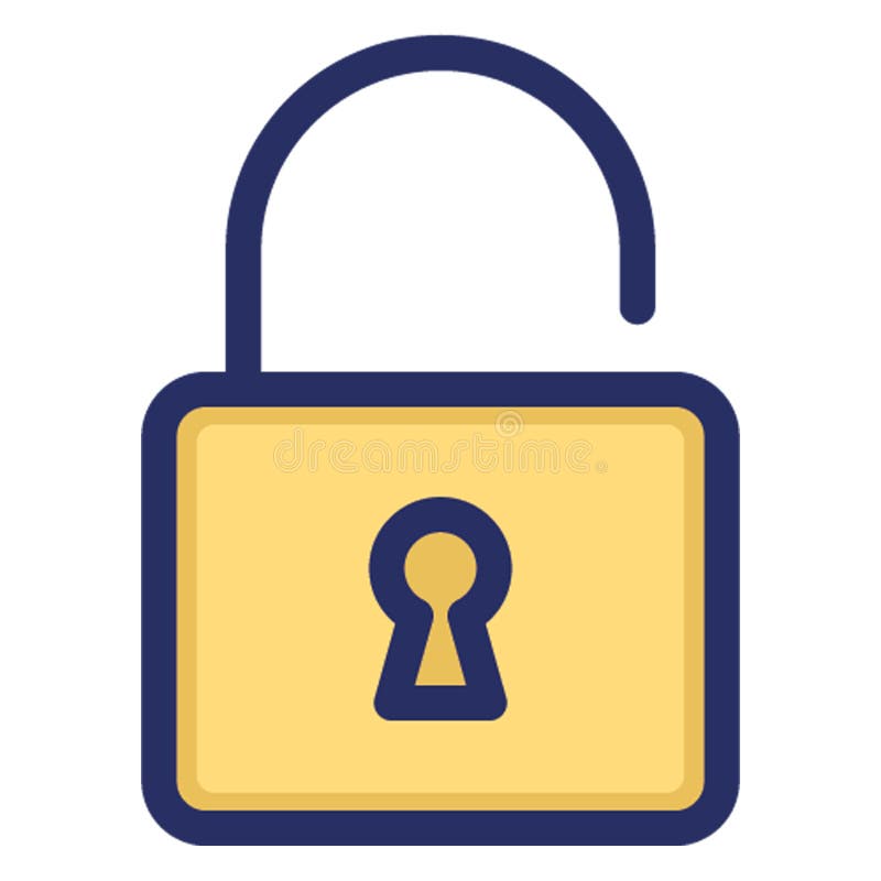 Lock Vector Icon that Can Be Easily Modified or Edit Stock Vector ...