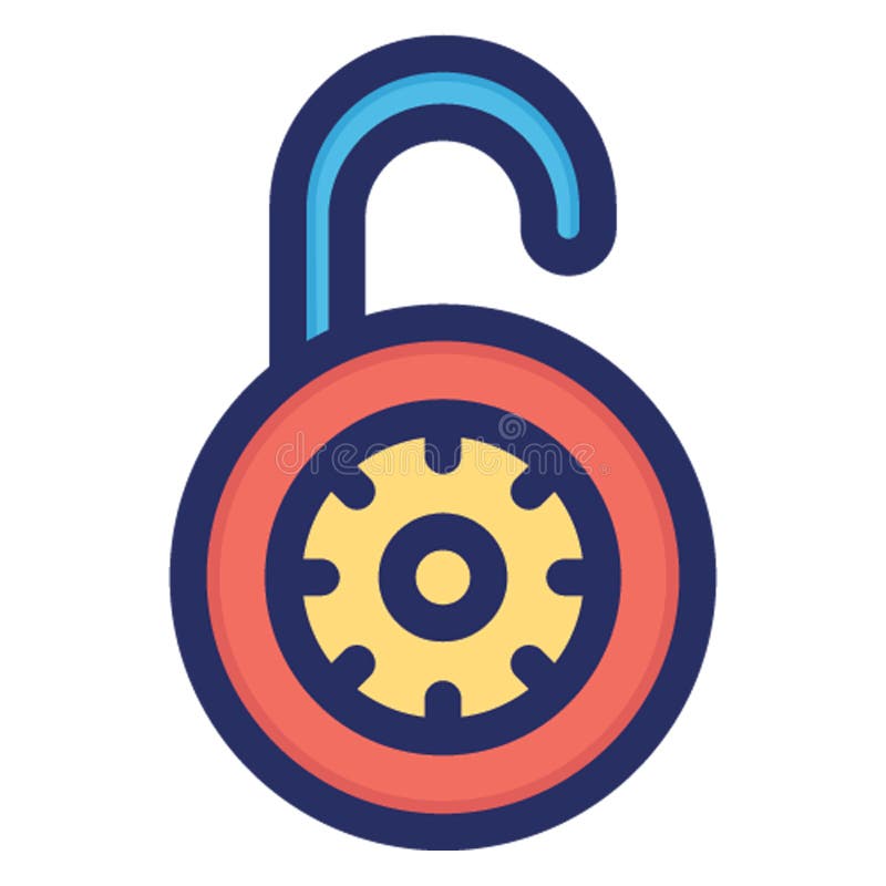 Lock Vector Icon that Can Be Easily Modified or Edit Stock Vector ...
