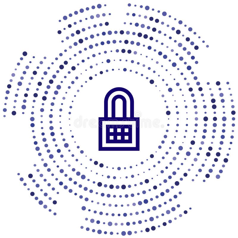 Lock Vector Icon. Lock Editable Stroke. Lock Linear Symbol for Use on ...