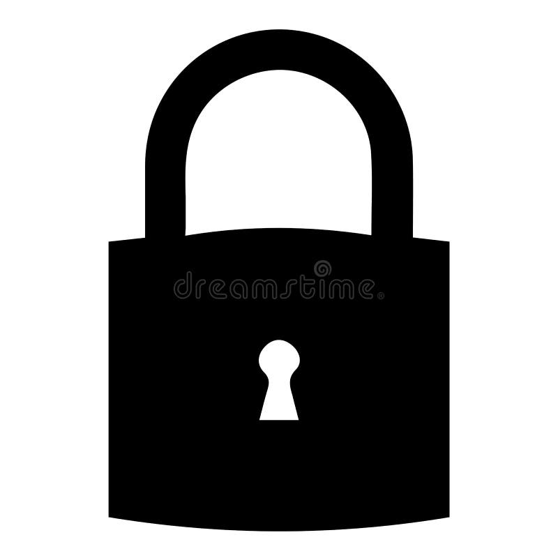 Lock Vector Icon Eps 10. Simple Isolated Illustration Stock Vector ...