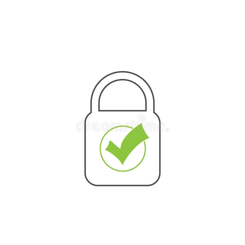 Lock vector icon stock illustration. Illustration of closed - 150421608