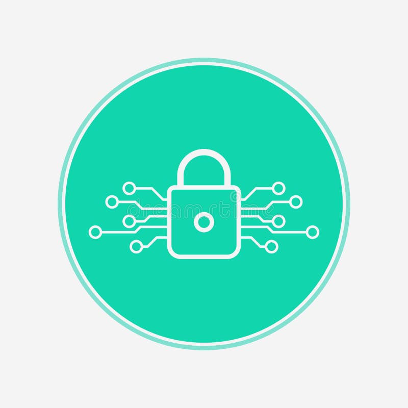 Lock Vector Icon Sign Symbol Stock Vector - Illustration of close ...