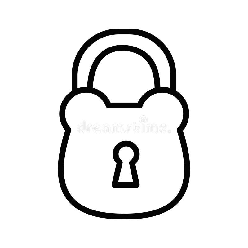 Lock Vector Icon Which Can Easily Modify or Edit Stock Vector ...