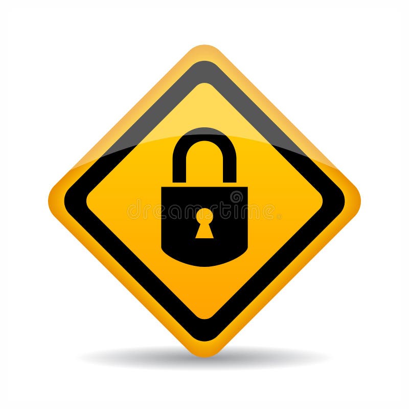 Restricted lock sign stock vector. Illustration of background - 80282741