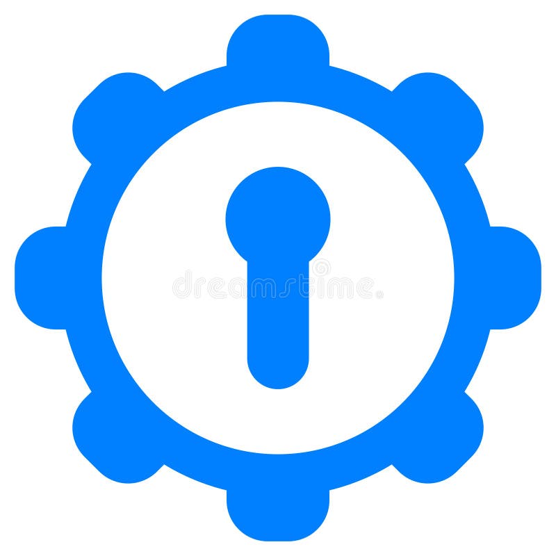 Lock and wheel stock vector. Illustration of symbol - 244731018