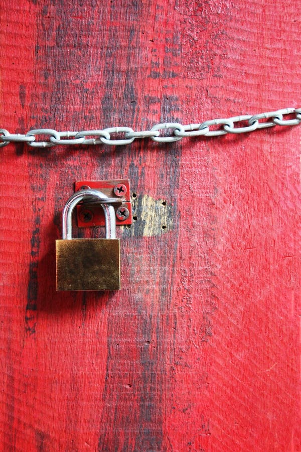 Lock on the wood stock photo. Image of wood, tight, manacle - 24808958