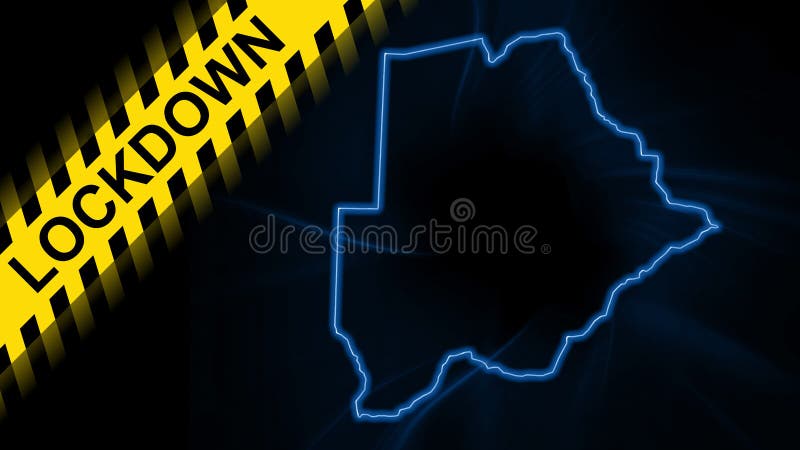 Botswana Map Administrative Districts Stock Photos - Free & Royalty ...