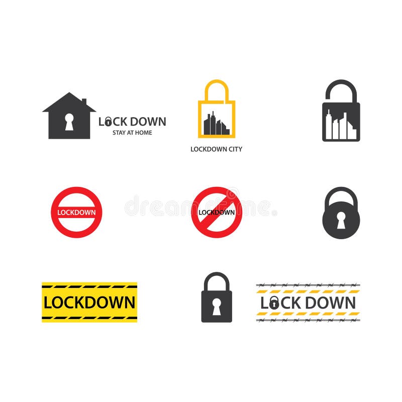 Lockdown Dangerous Covid-19 Infection Stock Vector - Illustration of ...