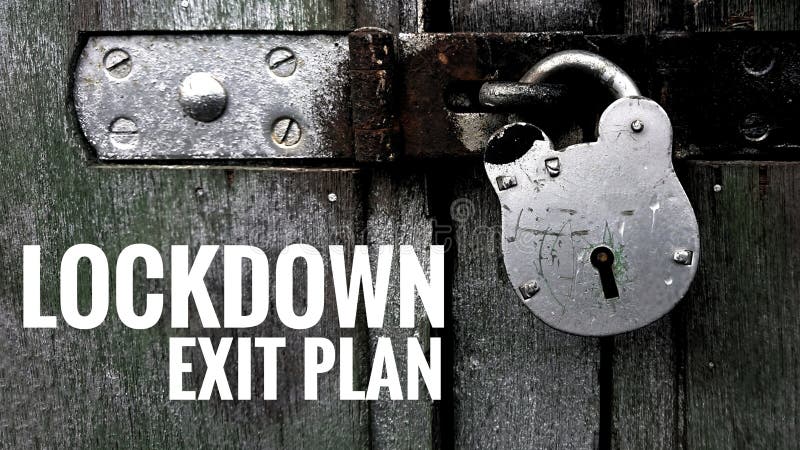 Lockdown Exit Plan Coronavirus Covid-19 Outbreak Header Stock Photo ...