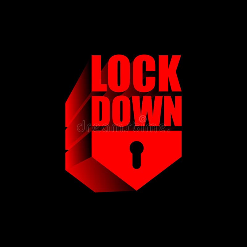 Lockdown Logo Icon. Corporate Identity Design Element. Technology ...