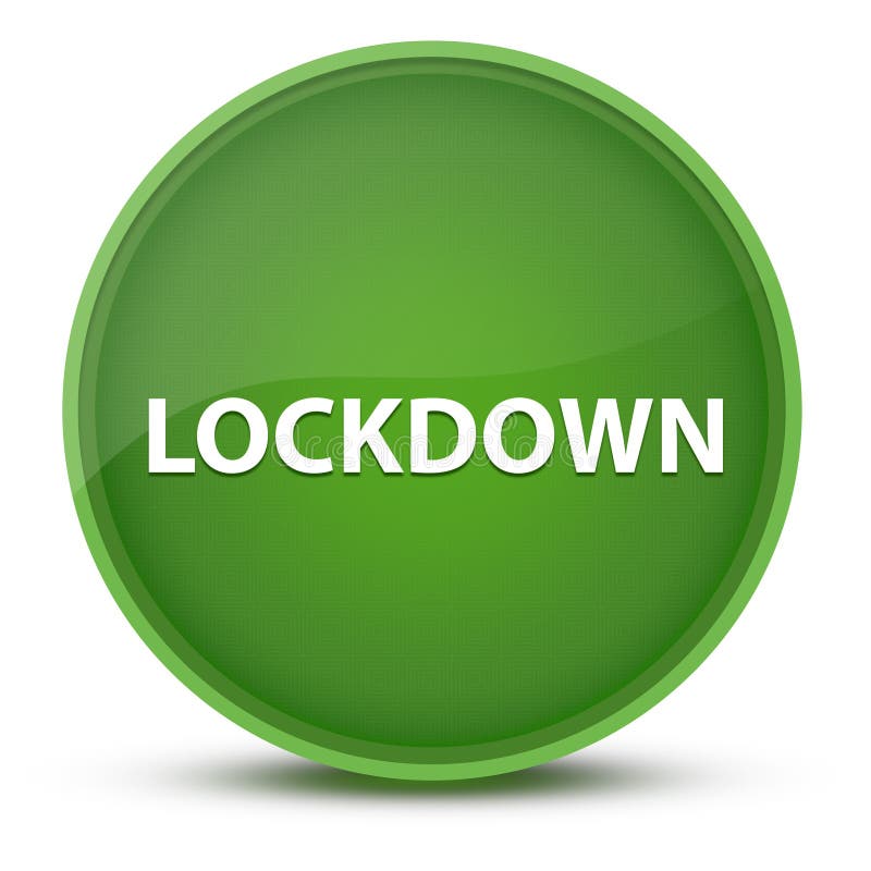 Lockdown Luxurious Glossy Green Round Button Abstract Stock ...
