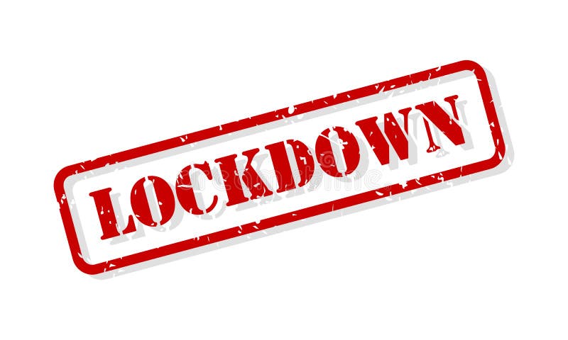 Lock isolated for lockdown stock illustration. Illustration of global ...