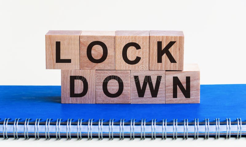 Lockdown word gr stock image. Image of print, prevention - 82197029