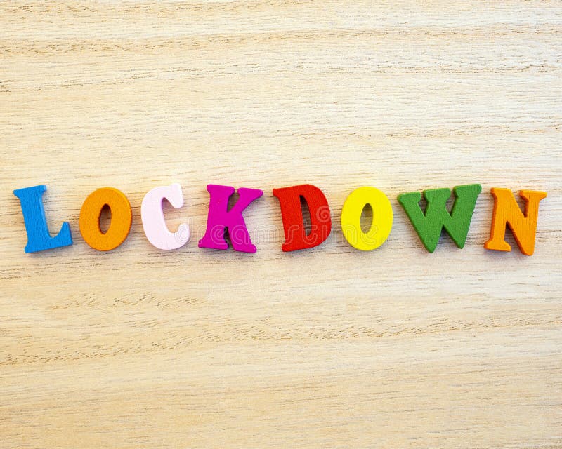 LOCKDOWN stock image. Image of colorful, isolation, epidemic - 214227349
