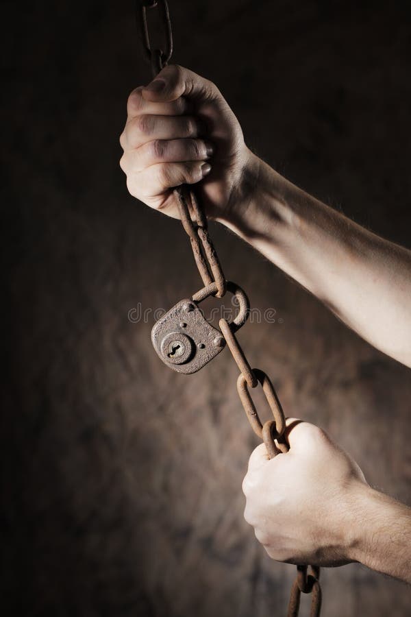 Old lock stock image. Image of rusty, inseparable, hands - 23632763