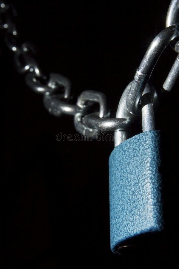 Broking Chain on Cloudy Sky. Stock Image - Image of slavery, strength ...
