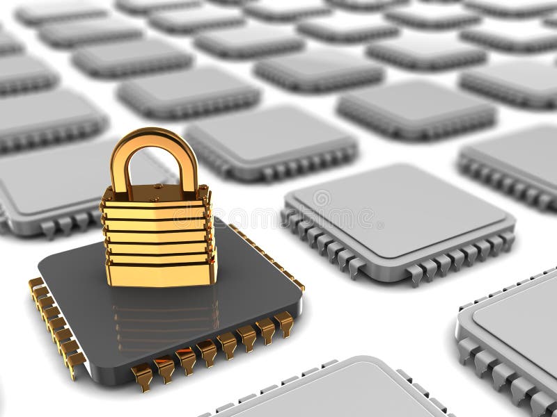 Locked computer stock illustration. Illustration of keyboard - 20230248