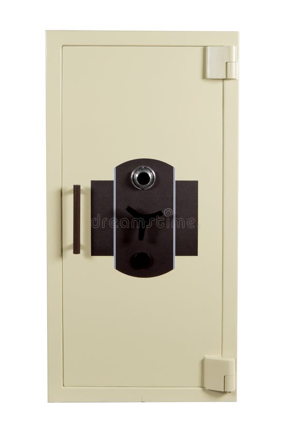 Locked closed grey safe stock image. Image of doors, burglars - 39856639