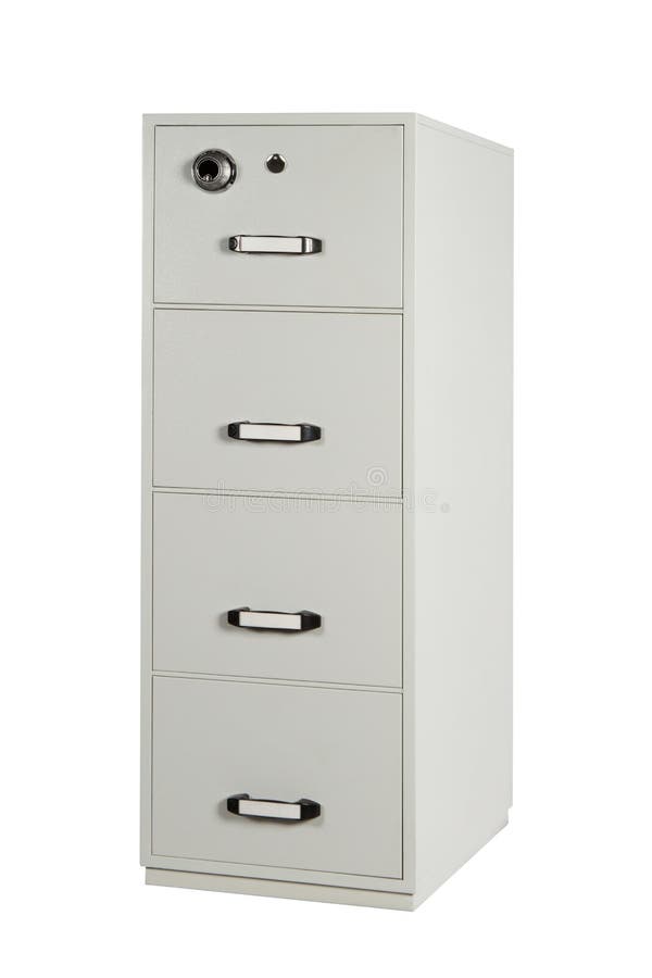 Locked Closed Grey Safe on White Stock Image - Image of bank, financial ...