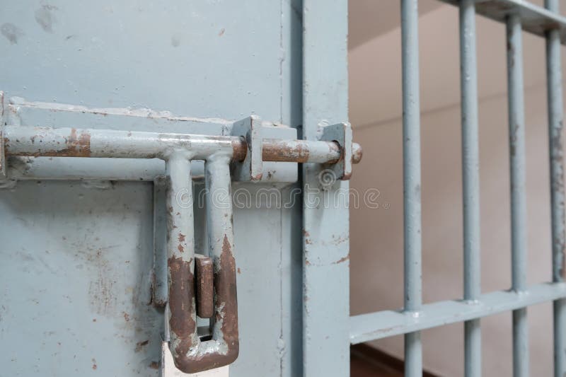 Locked the Door of the Iron Cage. Stock Photo - Image of prison, iron ...